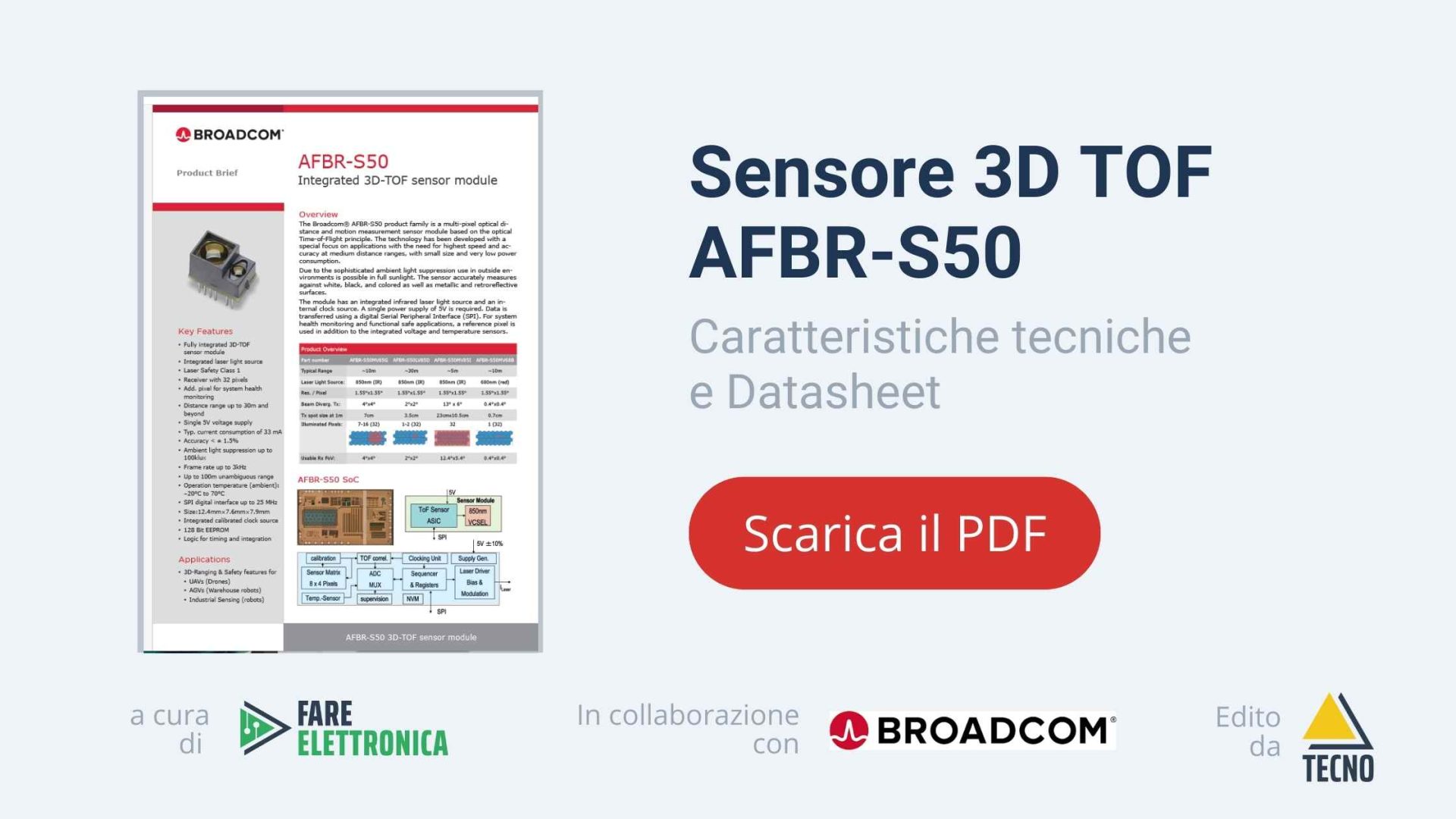 Misure di distanza accurate con il sensore 3D TOF